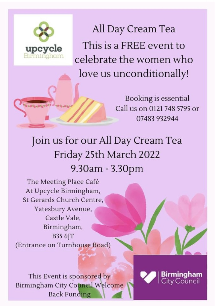 Switch Radio :: Free cream tea event to celebrate women